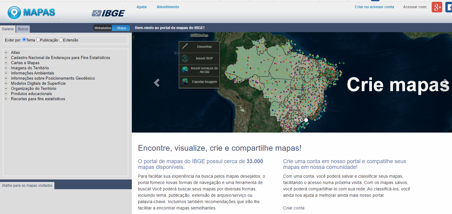 Portal de Mapas do IBGE | SOS GIS BR